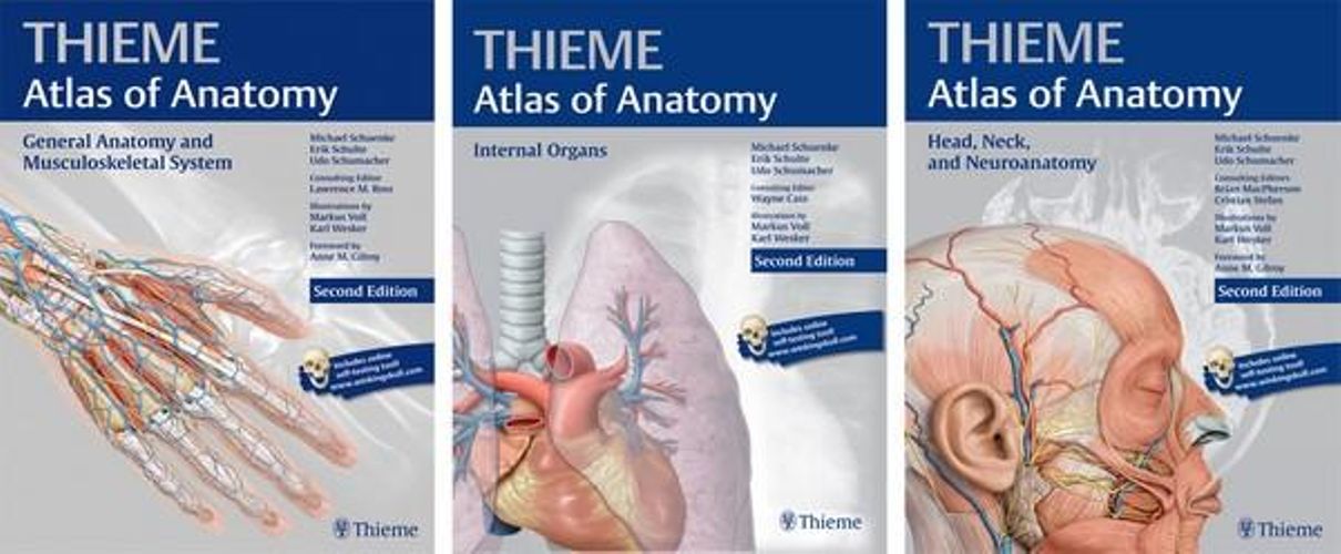 Thieme Atlas of Anatomy : 3-Volume Pack, General Anatomy and Musculoskeletal System / Internal ...